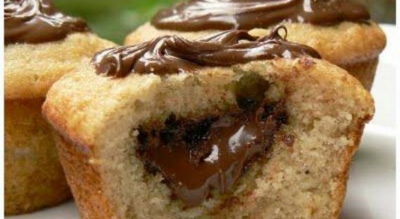 Πανευκολα Muffins με nutella
