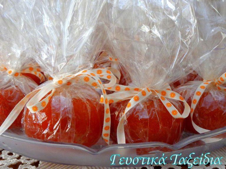 Νεράντζια φρουϊ γλασέ - τά κυπελάκια τής Κέρκυρας