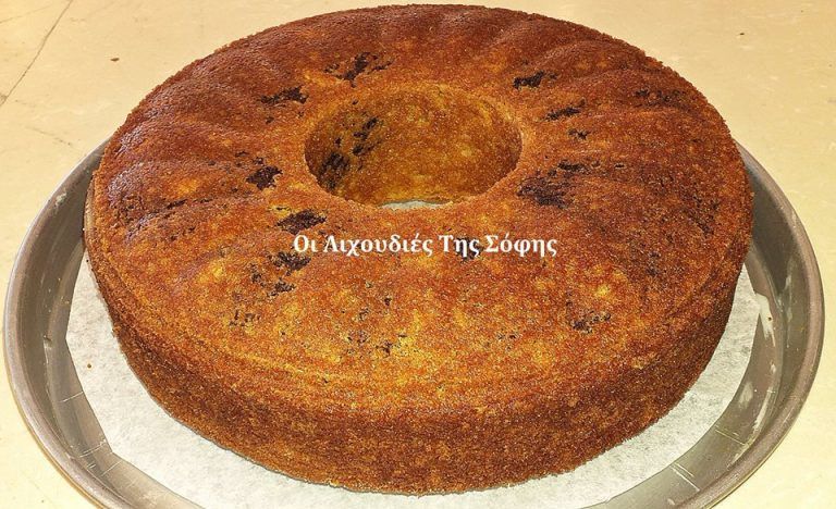 Νηστίσιμο κέικ πορτοκάλι σοκολάτα της Σόφης Τσιώπου!