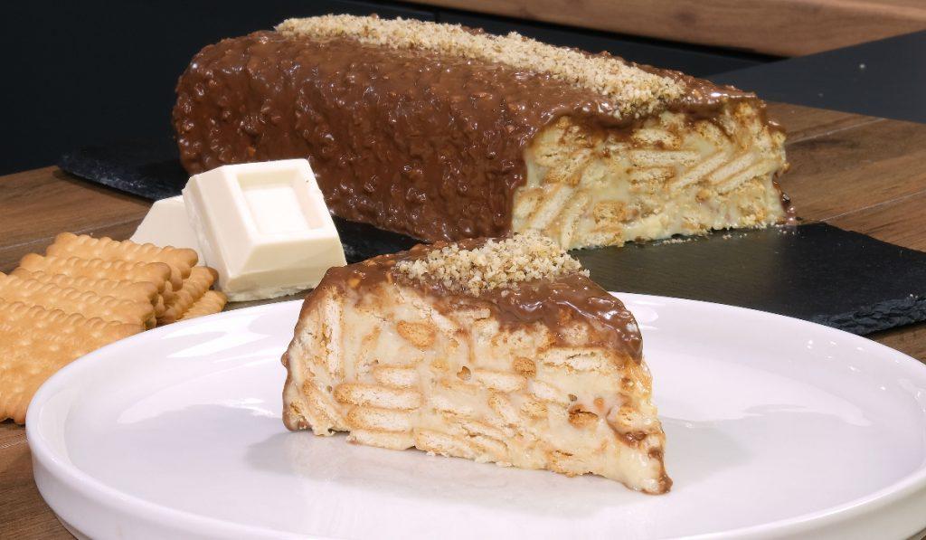 Λευκός κορμός σοκολάτας από το Live Kitchen (βίντεο)