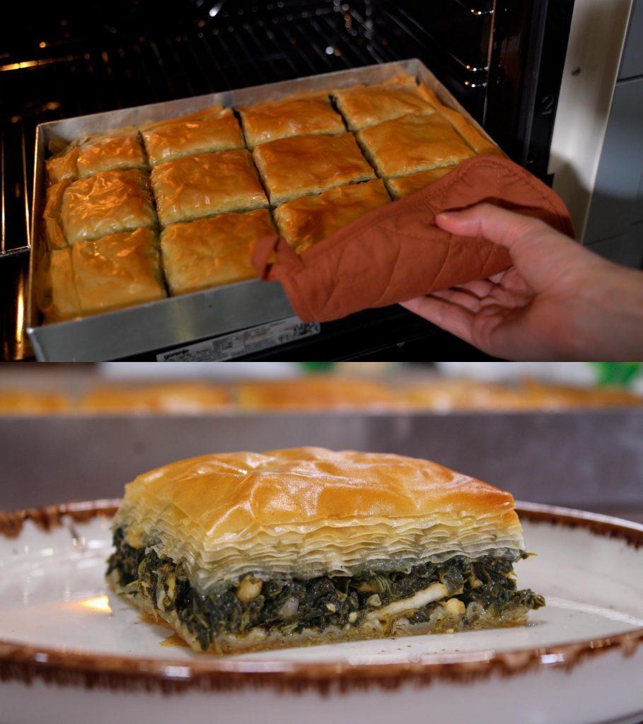 Νηστίσιμη σπανακόπιτα με τραγανό φύλλο