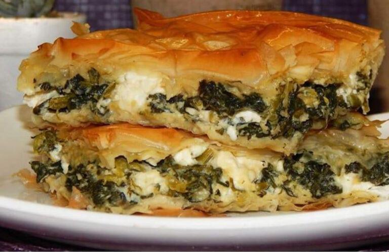 Σπανακοτυρόπιτα με κρατσανιστό φύλλο