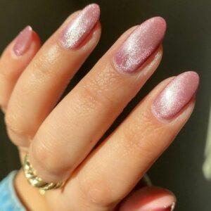 Χριστουγεννιάτικα velvet nails