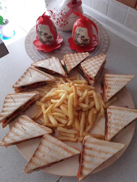 Νηστίσιμο club sandwitch