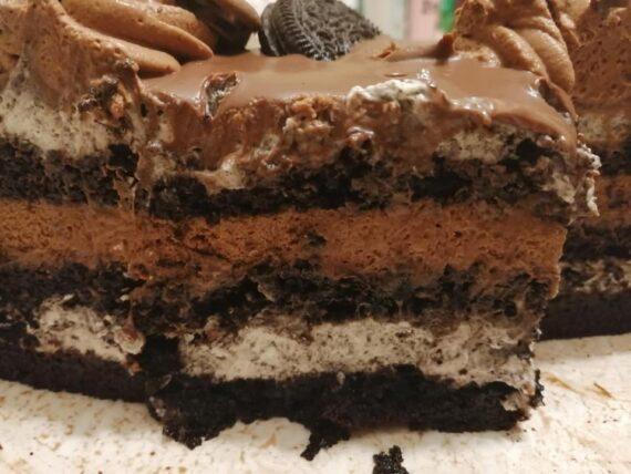 Εύκολη τούρτα σοκολάτα - oreo