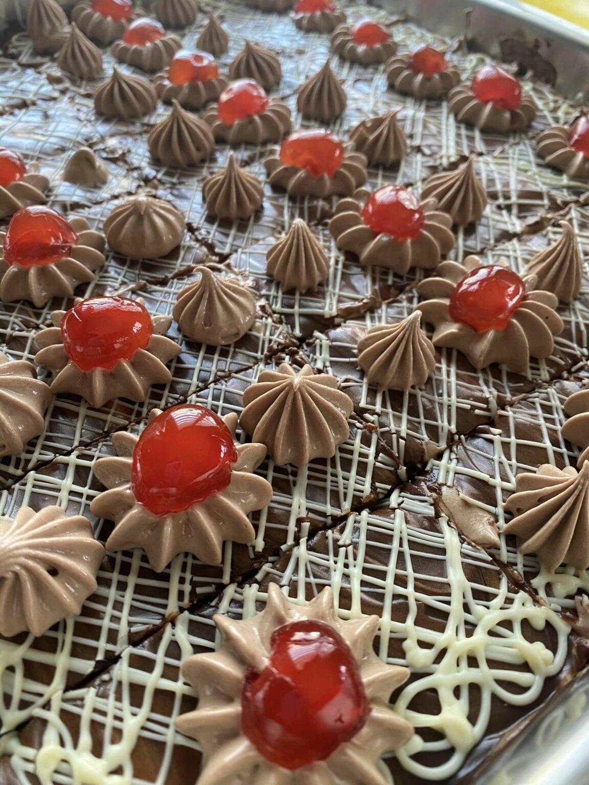 Πάστα ταψιού παρφέ σοκολάτα