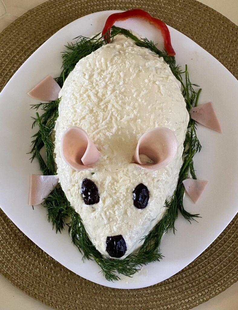 Πατατοσαλάτα ποντικάκι για το παιδικό πάρτι