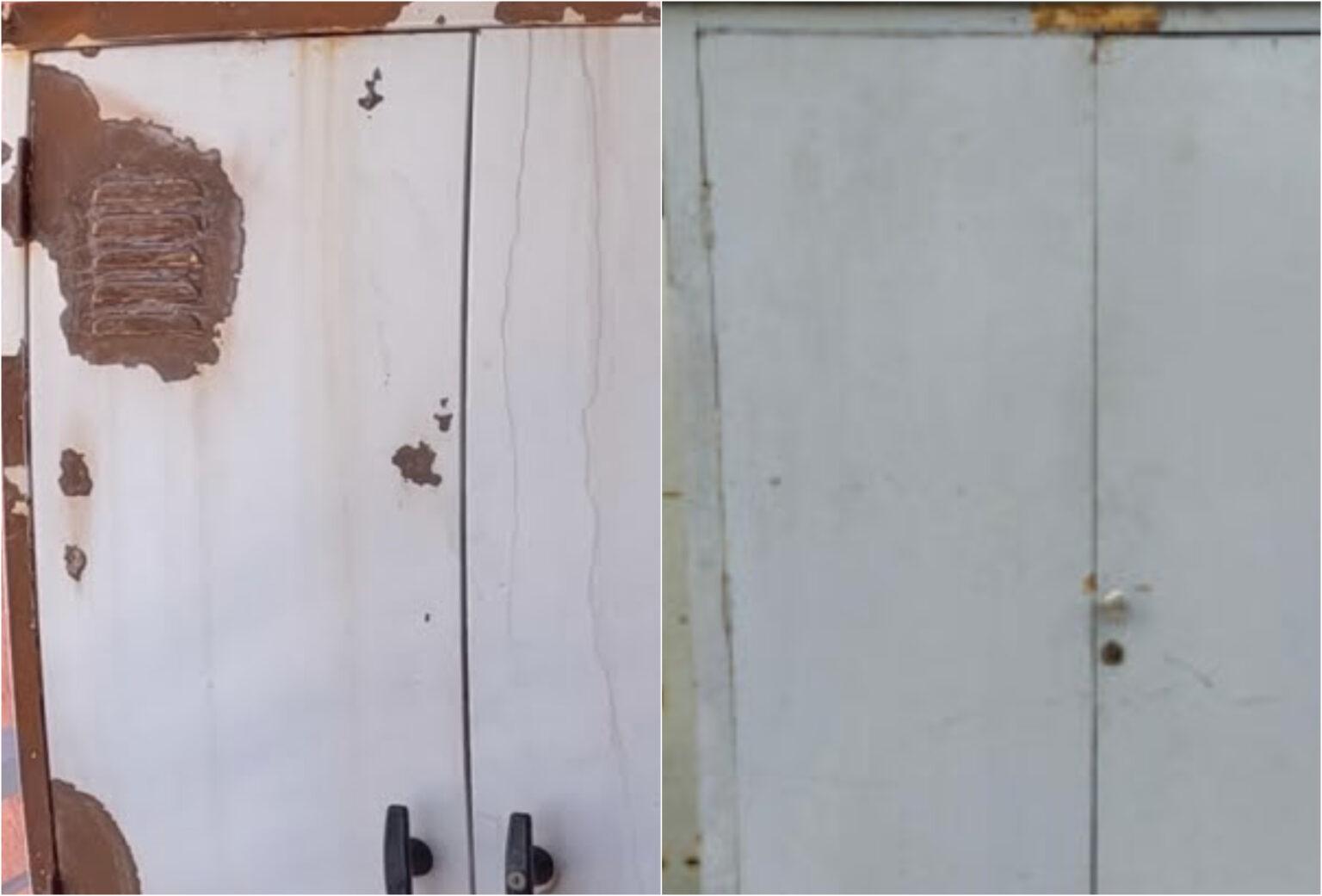 Σκουριά και βρωμιά στην μεταλλική ντουλάπα εξωτερικού χώρου: Πως θα την ...