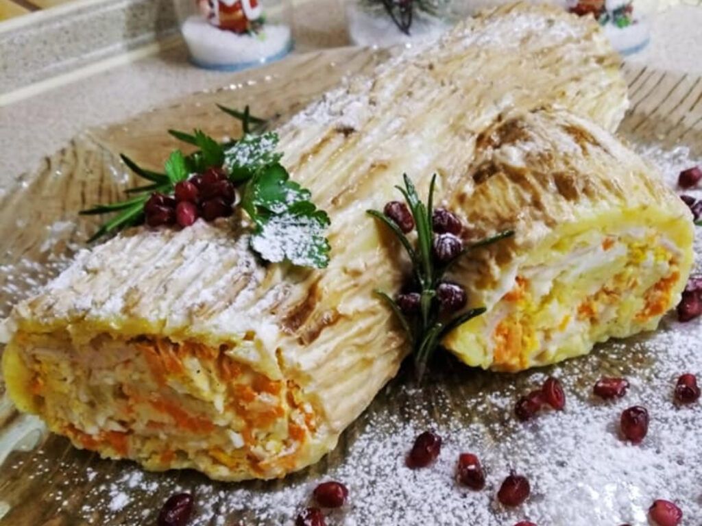 Χριστουγεννιάτικος αλμυρός κορμός