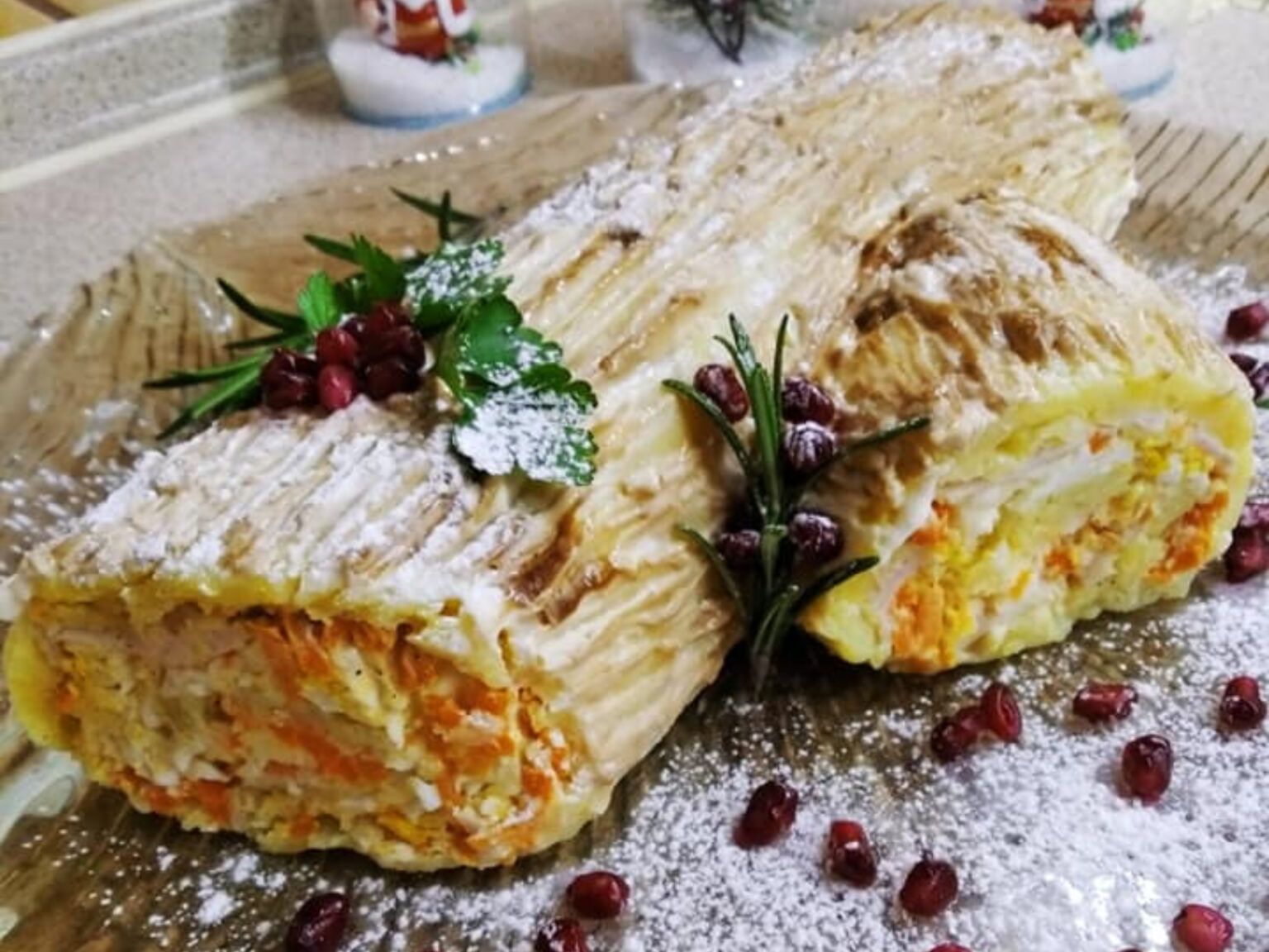 Χριστουγεννιάτικος αλμυρός κορμός