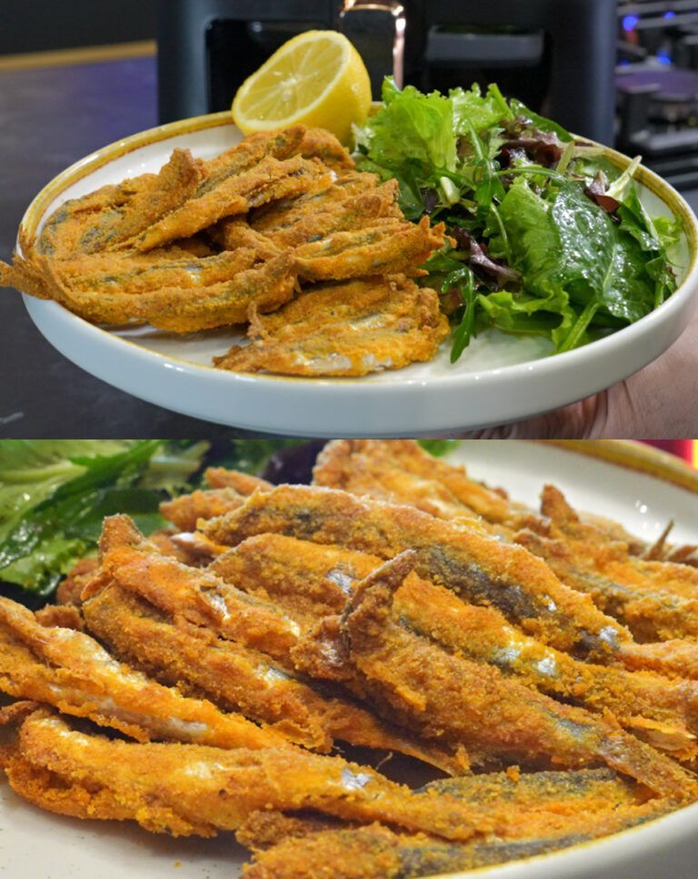 Γαύρος σαν τηγανιτός στο airfryer