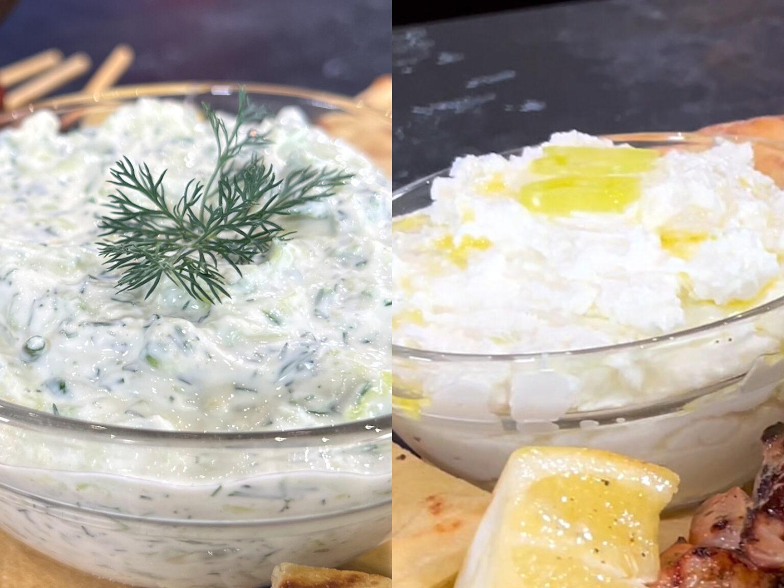 Τζατζίκι και τυροκαφτερή για το Πασχαλινό τραπέζι