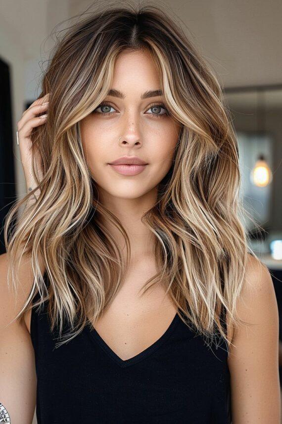 Baby highlights: Ιδέες για ανταύγειες με φυσικό αποτέλεσμα σε μακριά ...