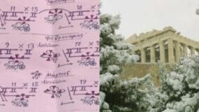 Βγήκαν τα μερομήνια τι καιρό θα έχει το 2020!