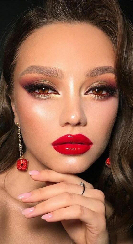 Ακαταμάχητο Χριστουγεννιάτικο Look: Smokey Eye και Κόκκινο Κραγιόν για ...