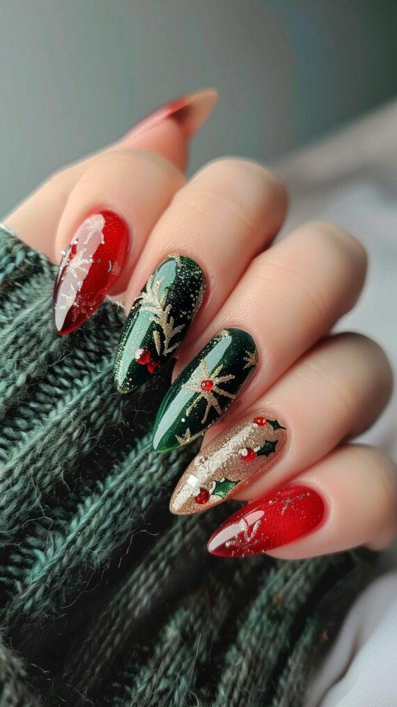 Luxury Christmas Nails: Τα Must-Have σχέδια Νυχιών για τις Γιορτές