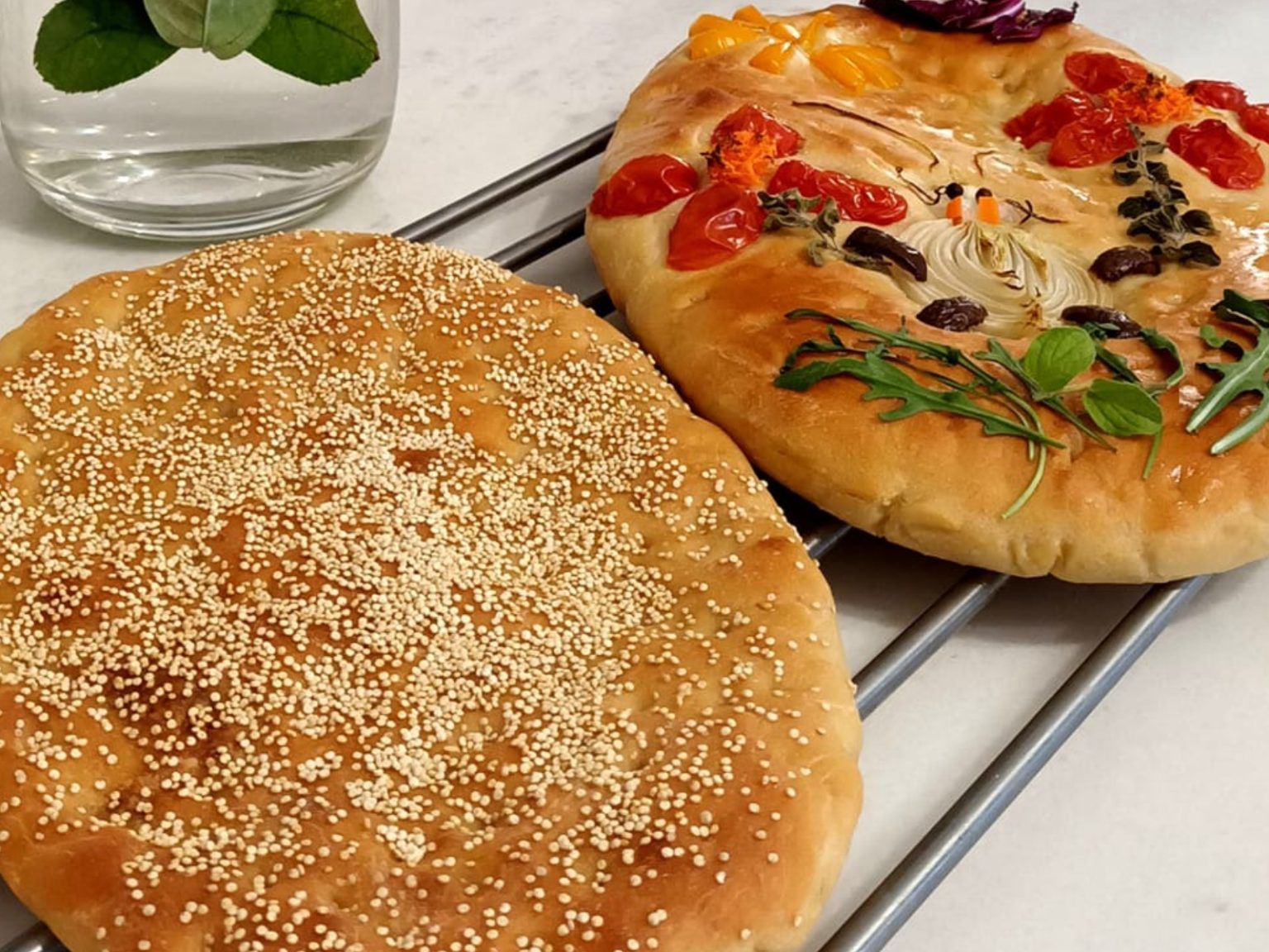 Σαρακοστιανές λαγάνες με λαχανικά