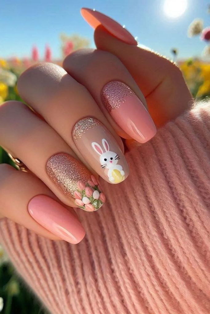 Easter nails: 10 ιδέες για ανοιξιάτικο μανικιούρ σε παστέλ χρώματα με ...