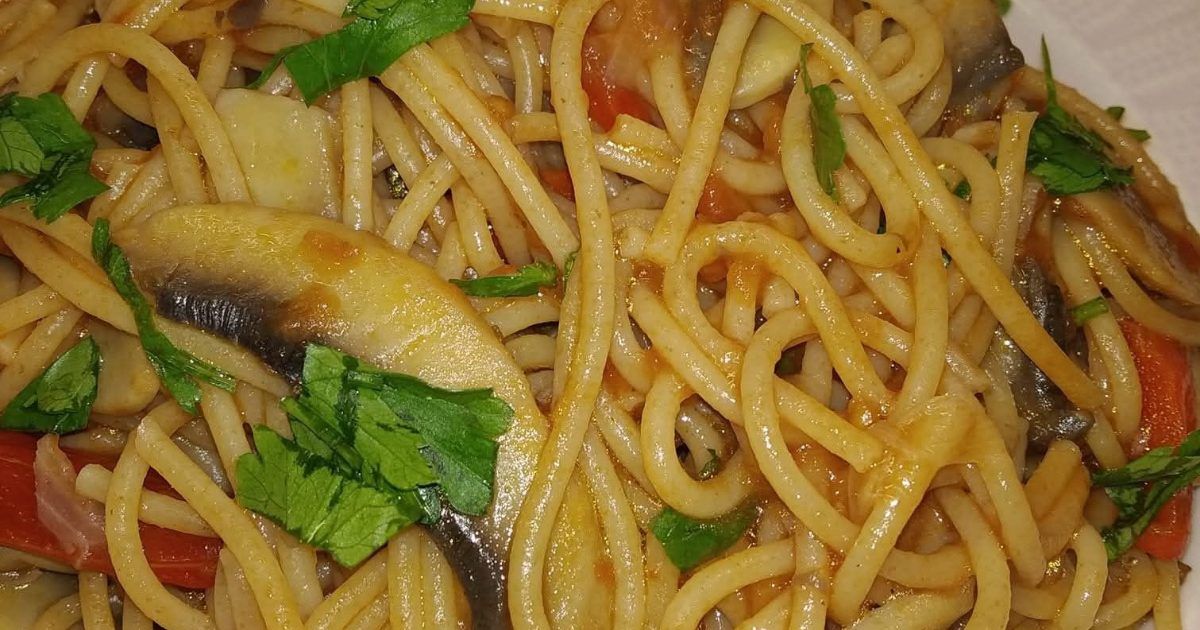 Νηστεία Δεκαπενταύγουστου: Spaghetti ολικής με μανιτάρια
