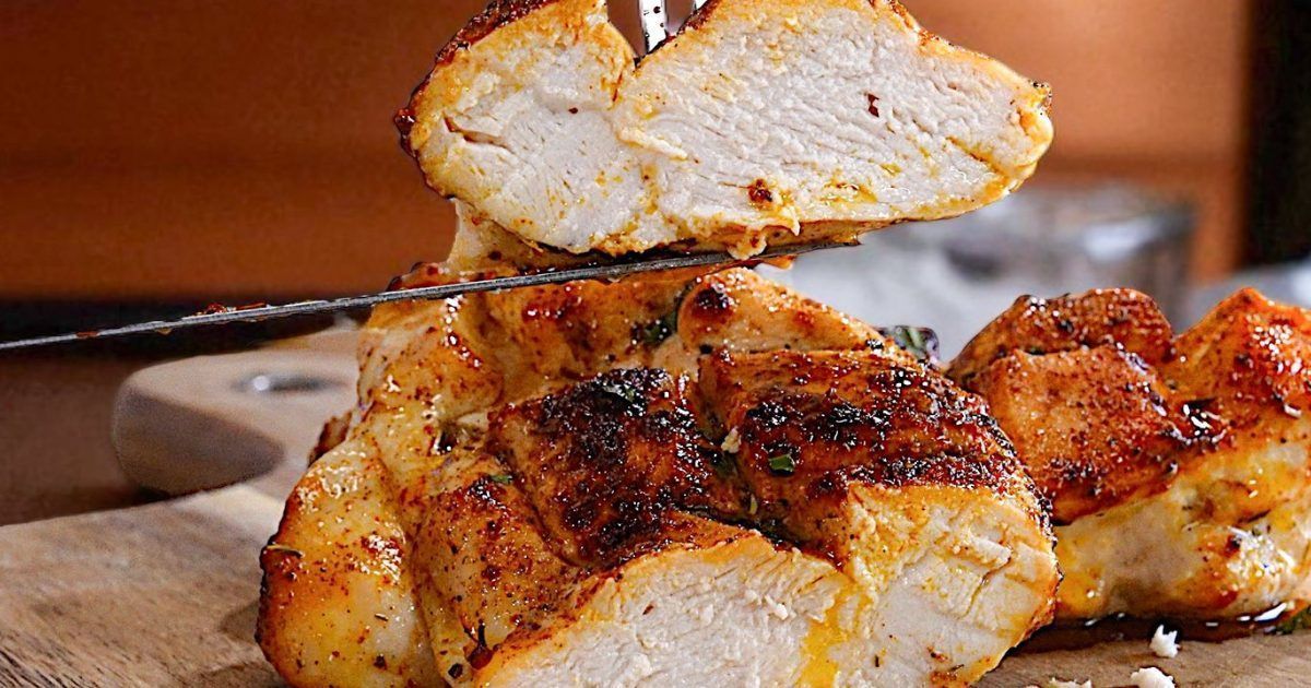 Ζουμερό φιλέτο κοτόπουλο στο Airfryer σαν να ψήθηκε στα κάρβουνα