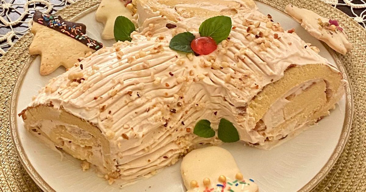 Χριστουγεννιάτικος κορμός Ελβετικό Ρολό